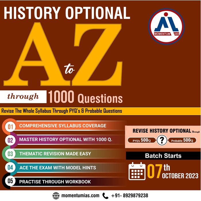 Momentum IAS | PSIR Optional Coaching | History Optional Classes Delhi
